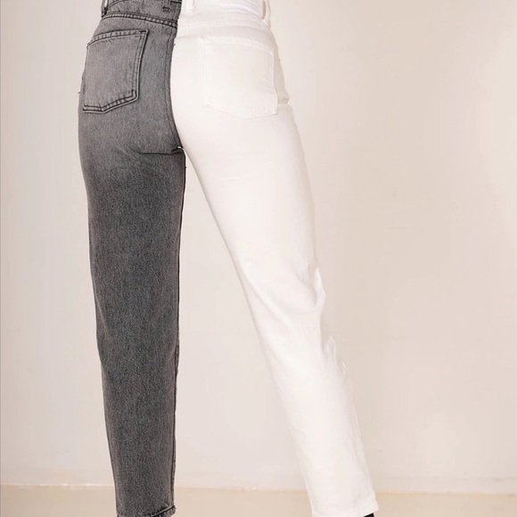 REVICE | Jeans | Revice Denim Split Color Jeans | Poshmark